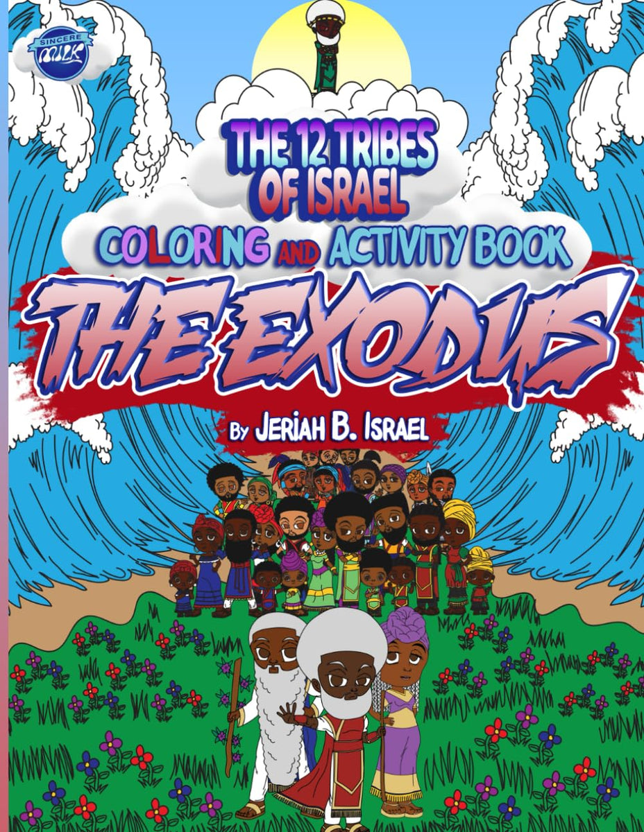The 12 Tribes of Israel Coloring and Activity book THE EXODUS ...