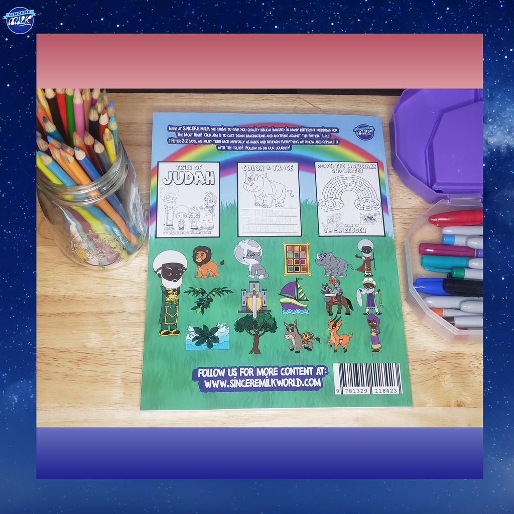 12 tribes of israel banners coloring pages